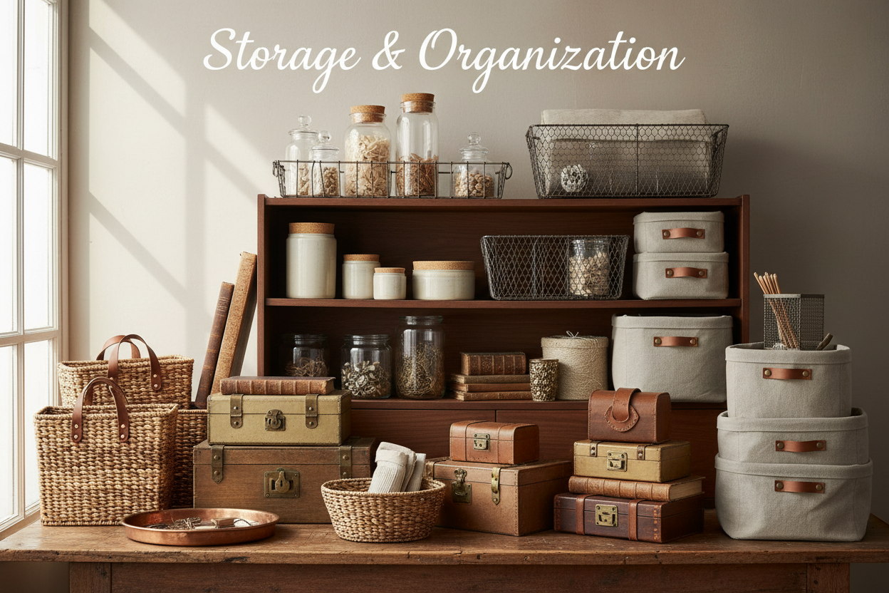 Storage & Organization Solutions & Vintage Containers - Found ...